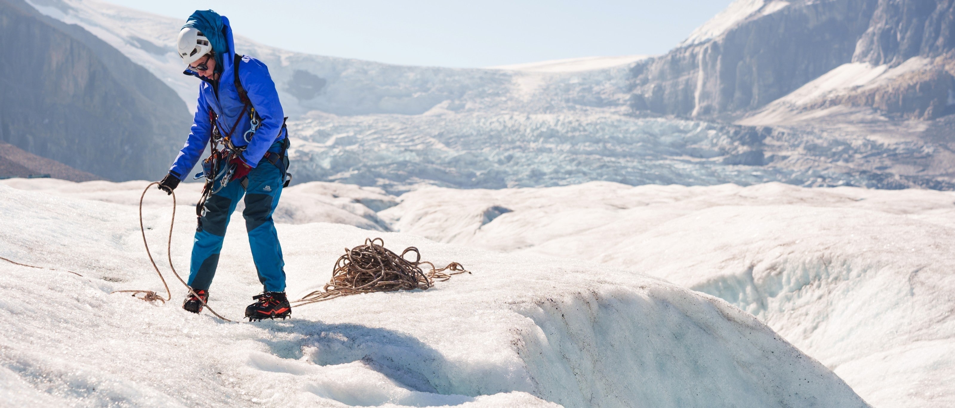 The Weeping Glacier | Rappelling into the Melting Ice Caves of Athabas ...
