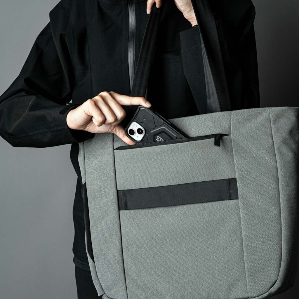 Alpaka | Bravo Tote | Tote Bag | Sage Grey | Axoflux 600D - WildBounds