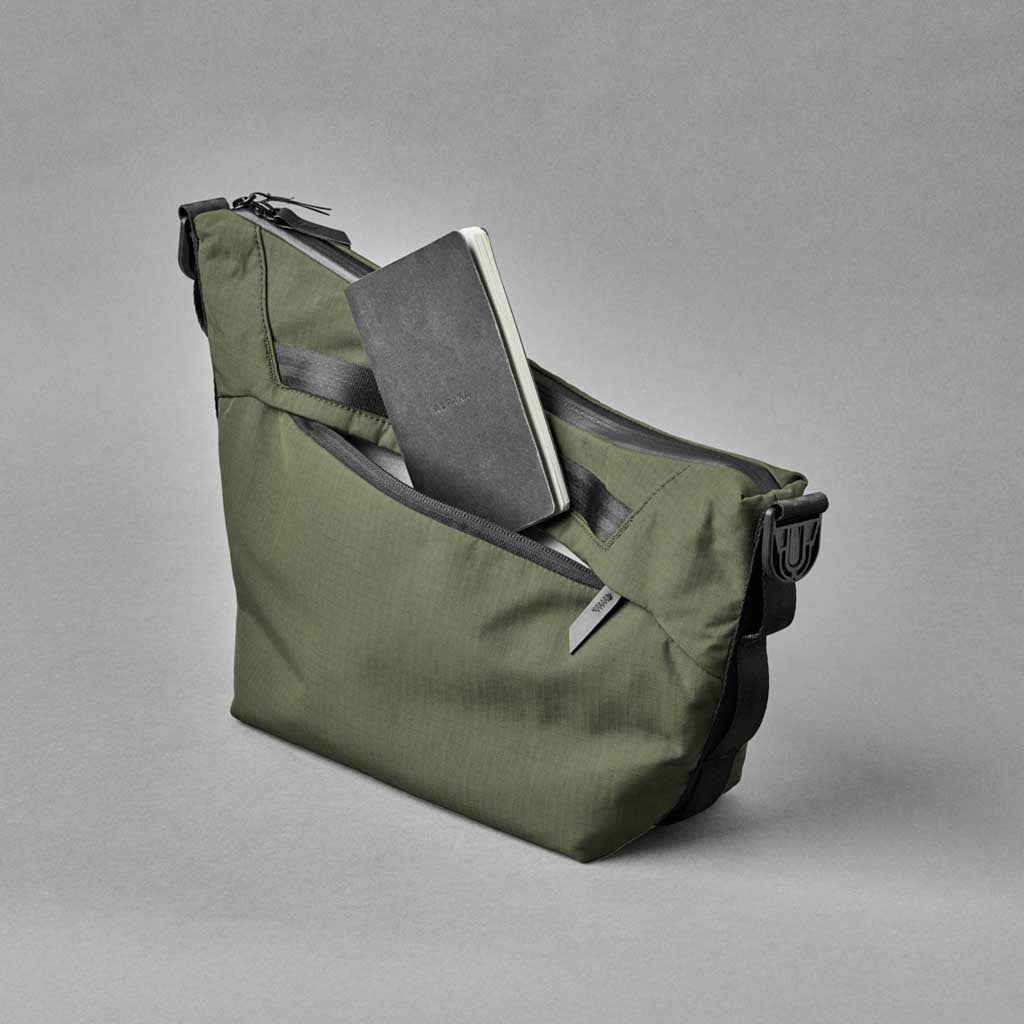 Alpaka | Flow Satchel | Crossbody Satchel | Green | Axoflux 210D ...