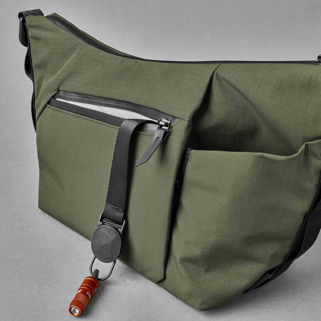 Alpaka | Flow Satchel | Crossbody Satchel | Green | Axoflux 210D ...