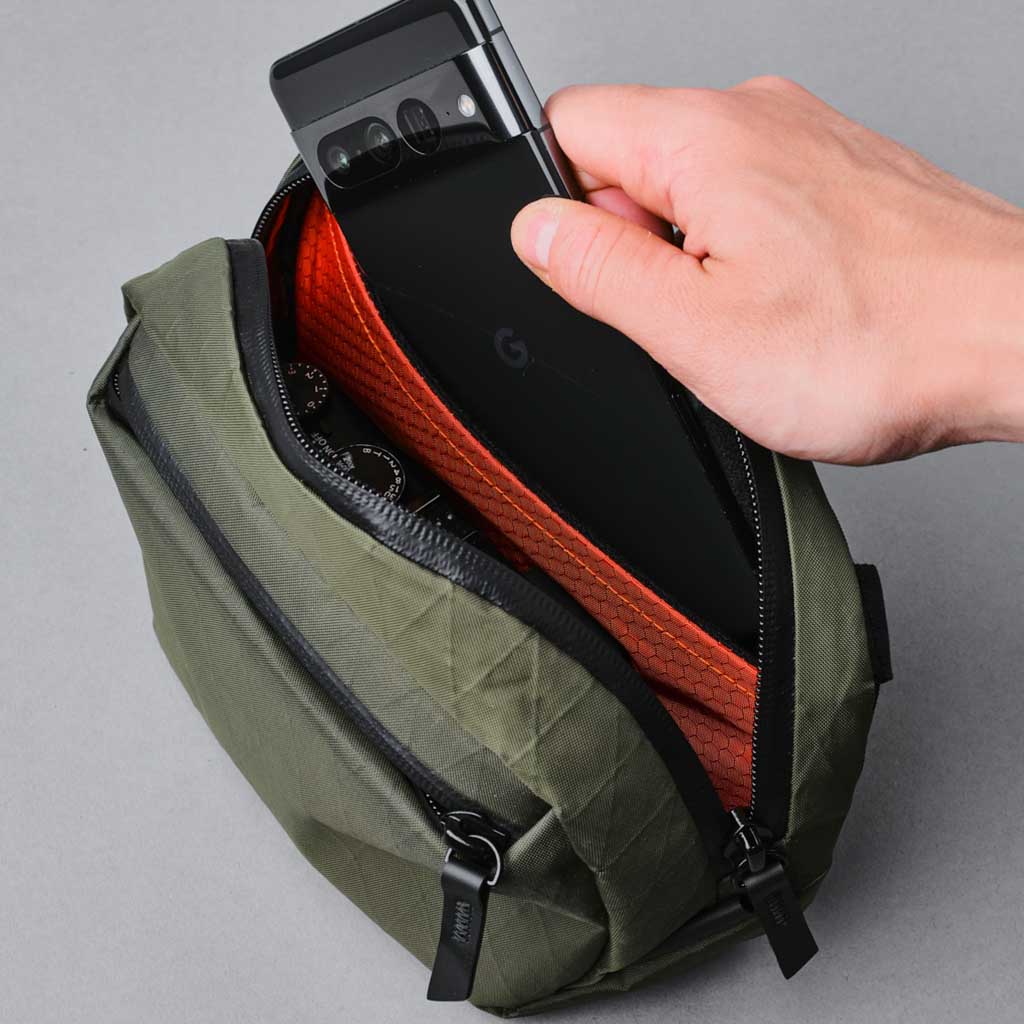 Alpaka | Go Sling Nano | Sling Bag | Dark Green | X-Pac VX21 - WildBounds
