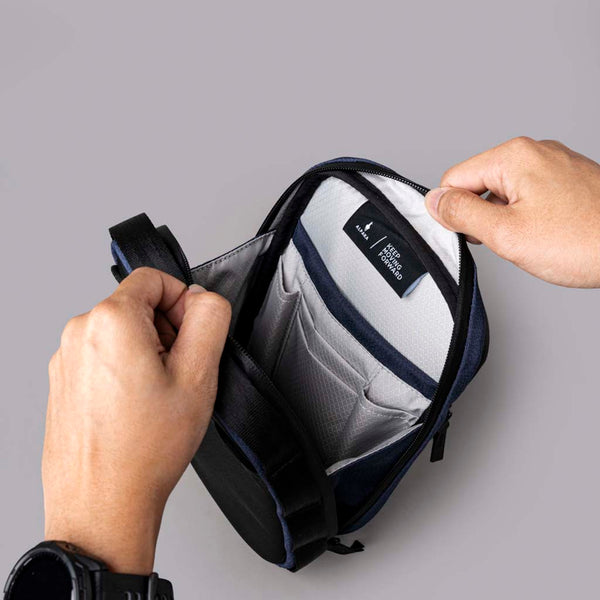 Alpaka | Metro Sling v2 | Sling Bag | Blue | Axoflux 300D - WildBounds