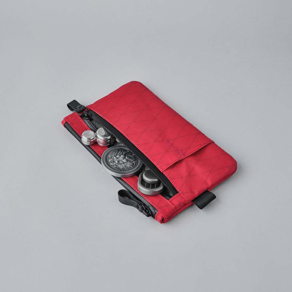 Alpaka | Zip Clutch | Clutch Bag | True Red | X-Pac VX21 - WildBounds