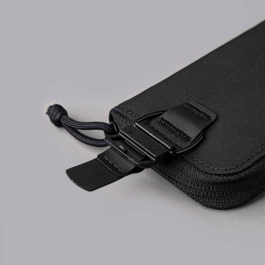 Alpaka | Zip Coin Wallet | Coin Wallet | Black | Axogrid 210D - WildBounds