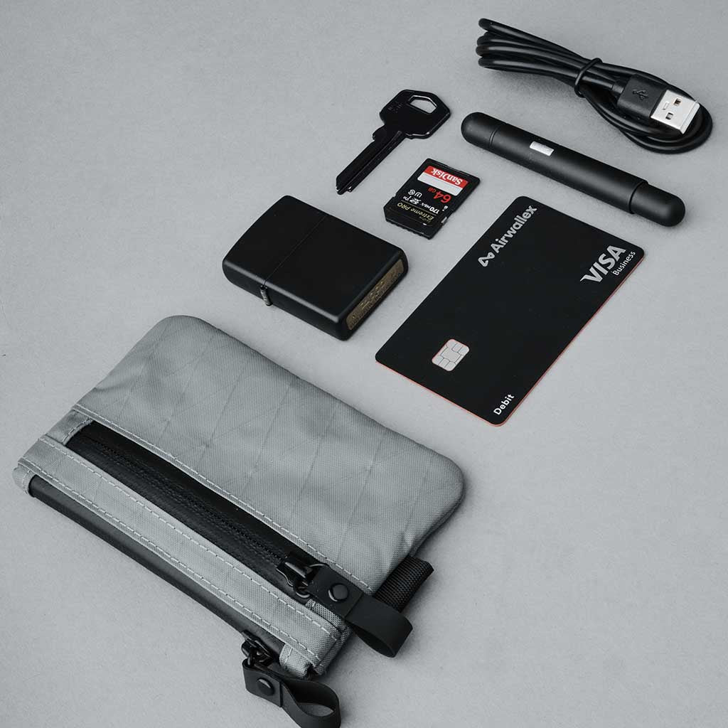 Alpaka | Zip Pouch | Money Pouch | Slate Grey | X-Pac VX21 - WildBounds
