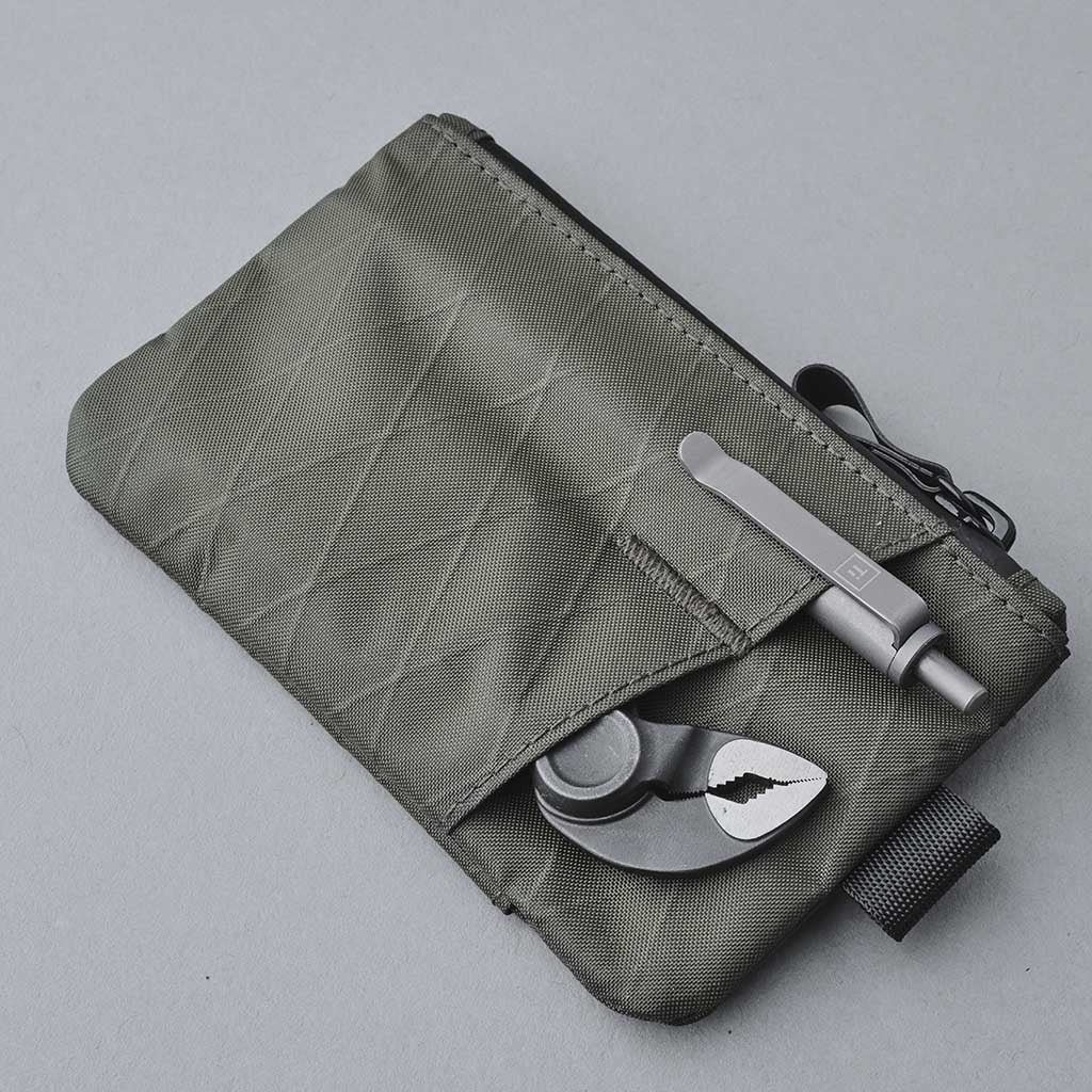 Alpaka | Zip Pouch Pro | Money Pouch | Dark Green | X-Pac VX21 - WildBounds