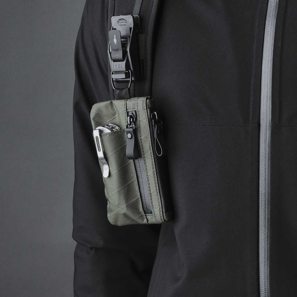 Alpaka | Zip Pouch Pro | Money Pouch | Dark Green | X-Pac VX21 - WildBounds
