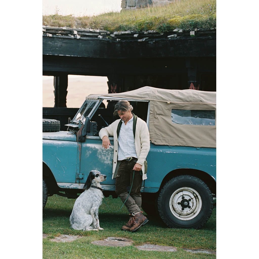 Amundsen | Heroes Cardigan | Men's | Shawl Collar Jacket | Faded Navy ...