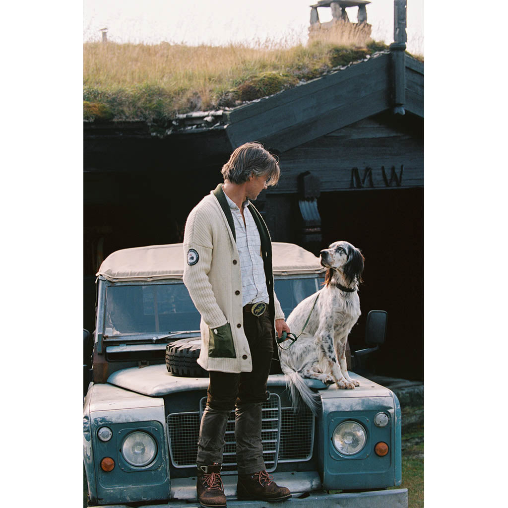 Amundsen | Heroes Cardigan | Men's | Shawl Collar Jacket | Faded Navy ...