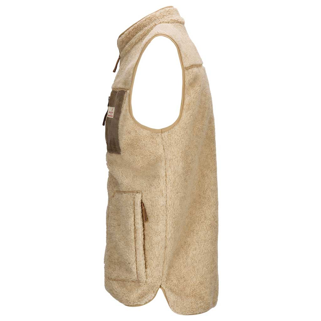 Amundsen | Heroes Wool Fleece Vest | Men's | Natural | WildBounds UK