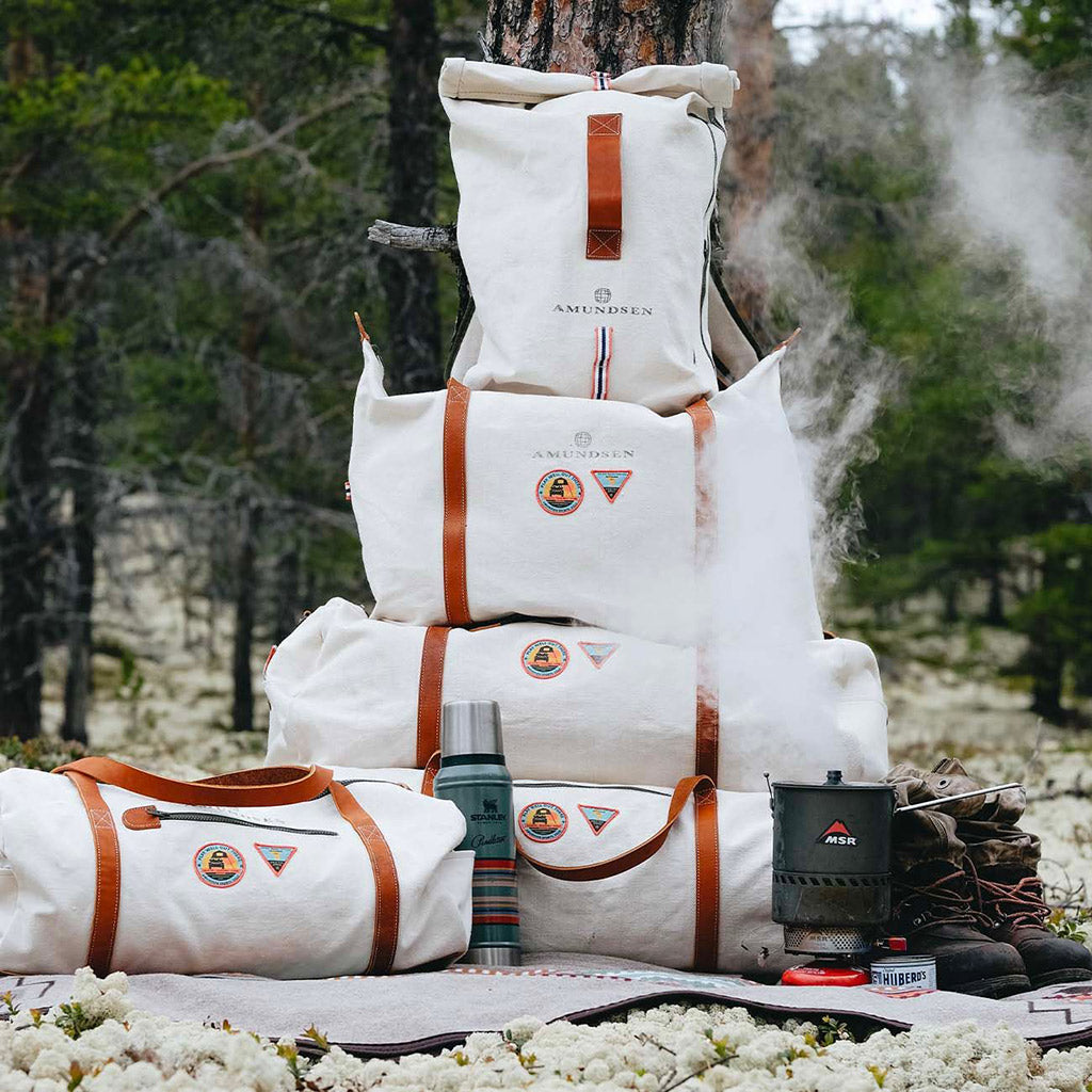 Amundsen | Kalahari Weekend Tote Bag | Faded Navy | Canvas Weekend Bag ...