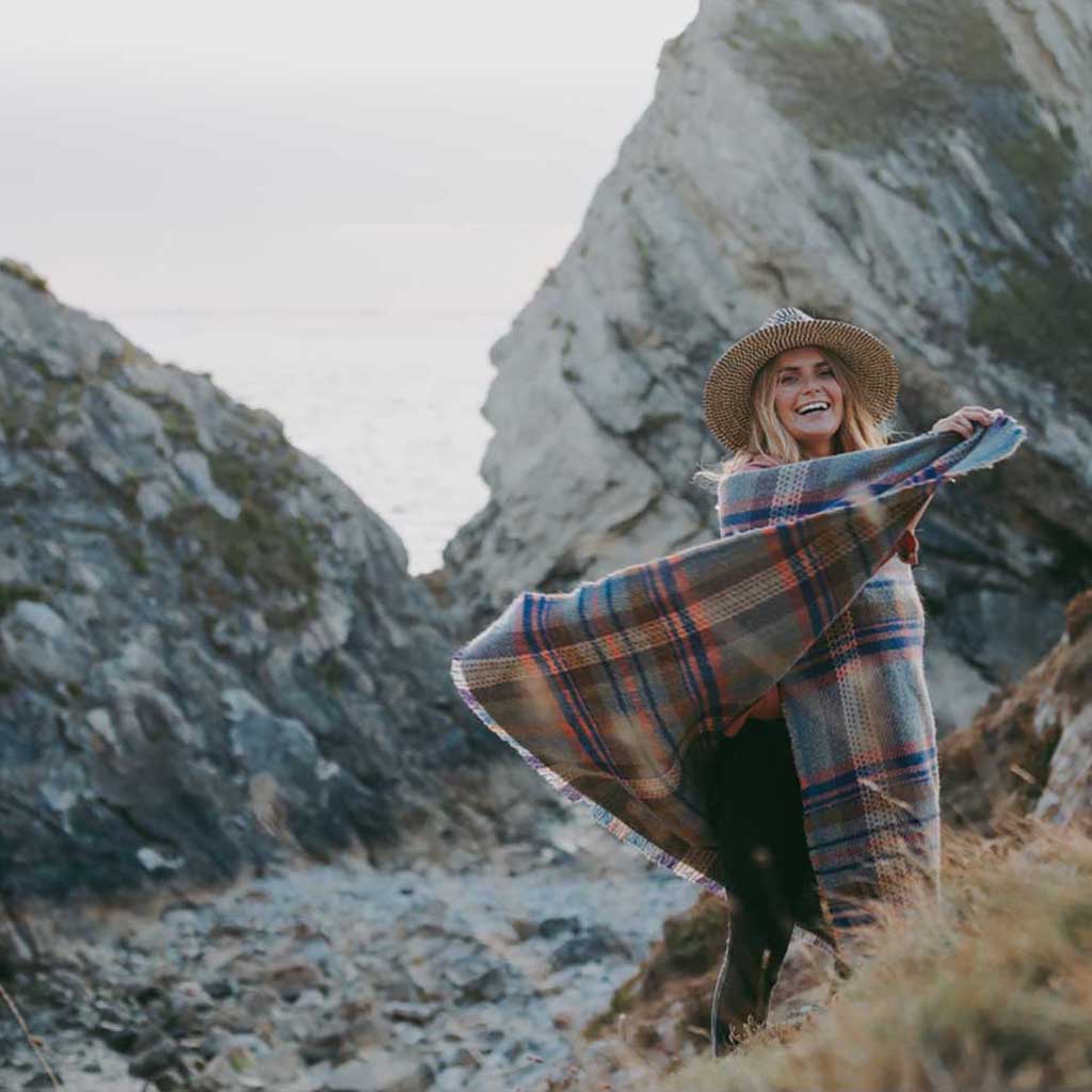 Atlantic Blankets | Random Recycled Wool Blanket | WildBounds UK