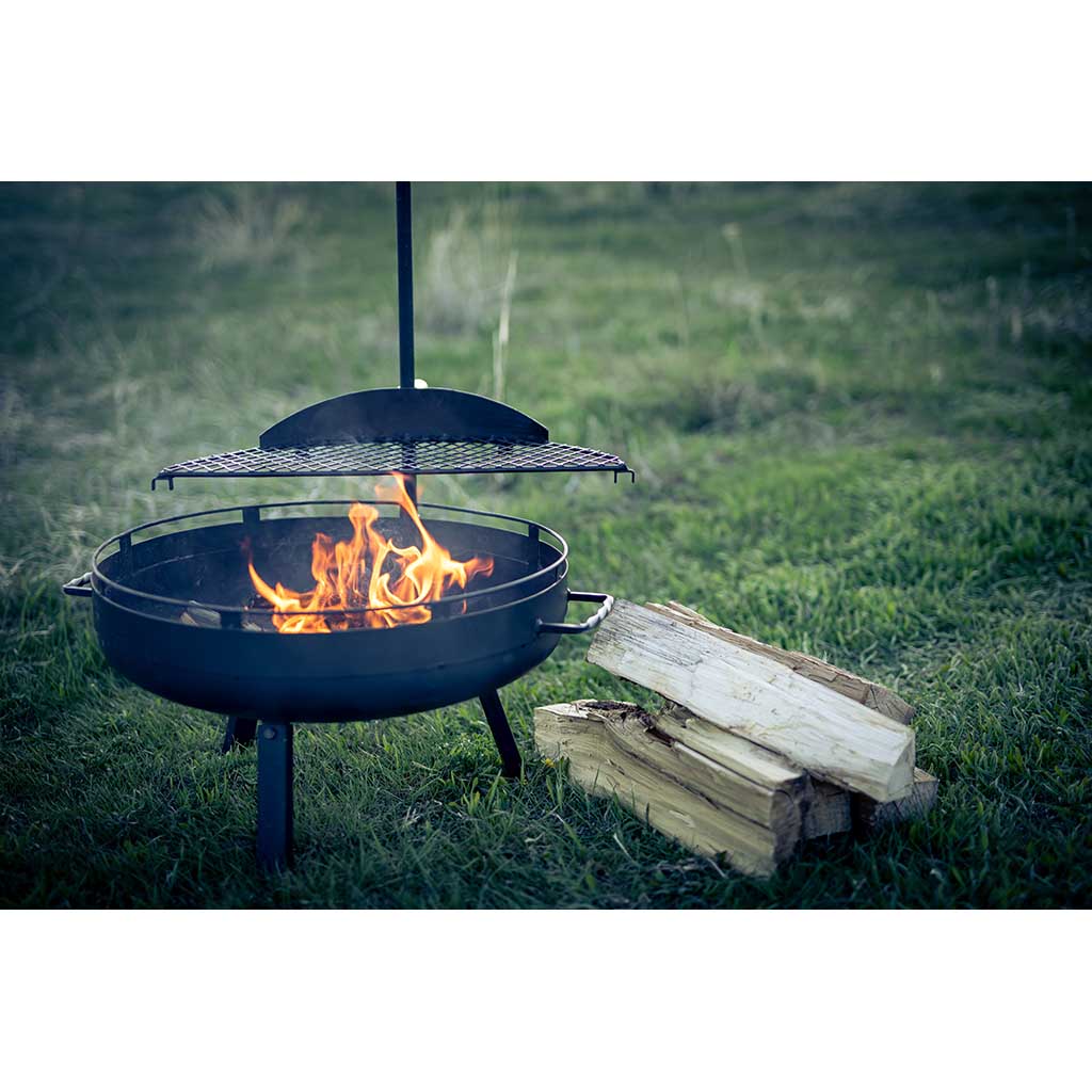 Barebones Living | Cowboy Fire Pit Grill - 23-inch | WildBounds UK