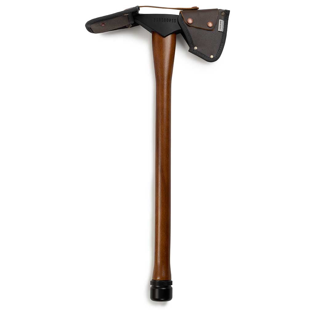 Barebones Living | Pulaski Axe with Canvas Sheath | Camp Axe - WildBounds