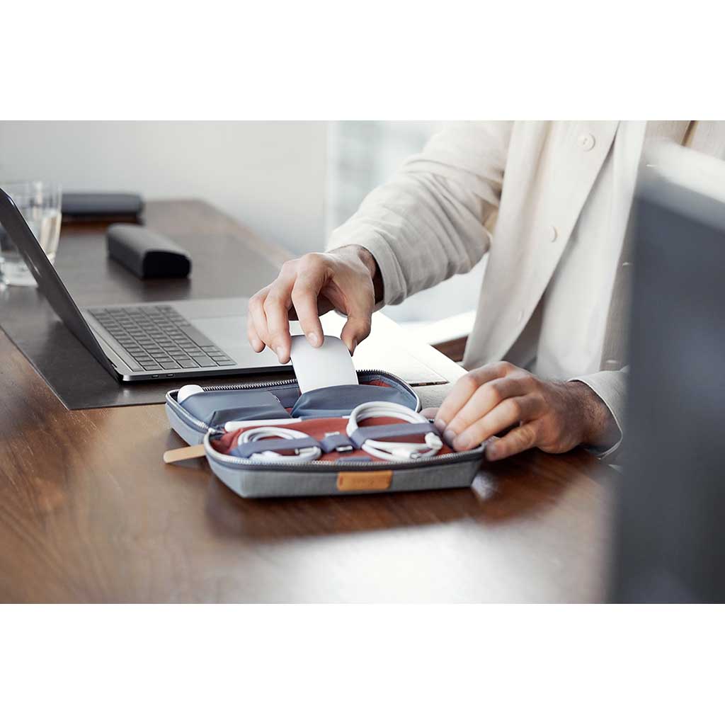 Bellroy | Tech Kit | Travel Charger Organiser | Arcade Grey - WildBounds