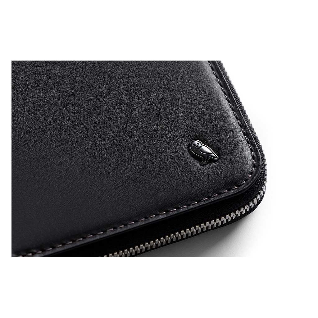 Bellroy | Travel Folio (2nd Edition) | Leather Travel Organiser, Black ...