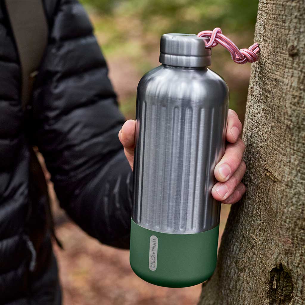 Black+Blum Explorer Insulated Bottle | Insulated Flask | Olive - WildBounds