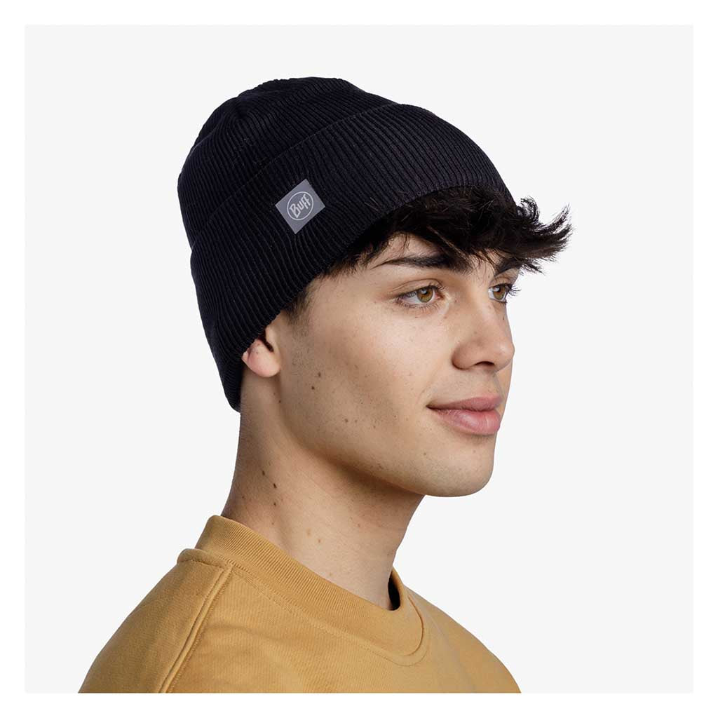 BUFF | Crossknit Beanie | Crossknit Athletic Hat | Black | WildBounds UK