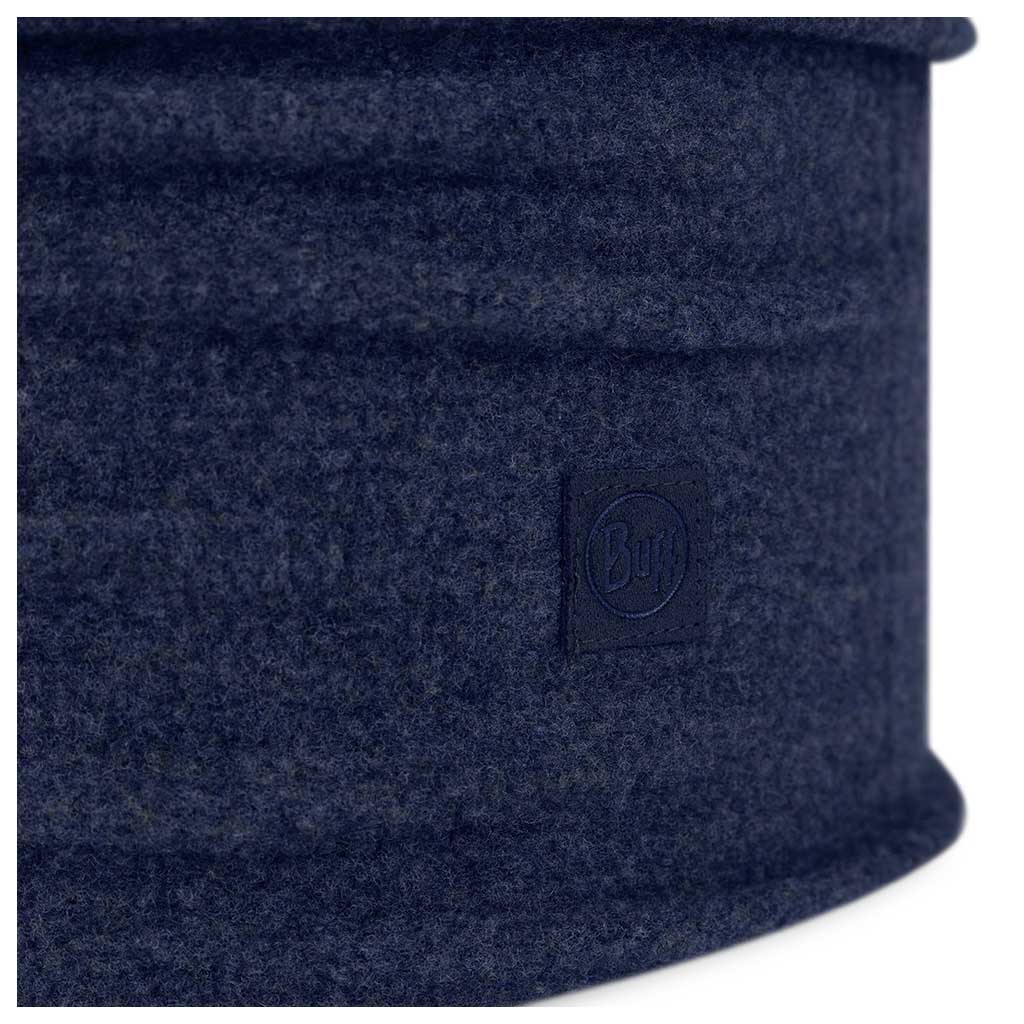 BUFF | Merino Fleece | Merino Tube Scarf | Solid Navy - WildBounds