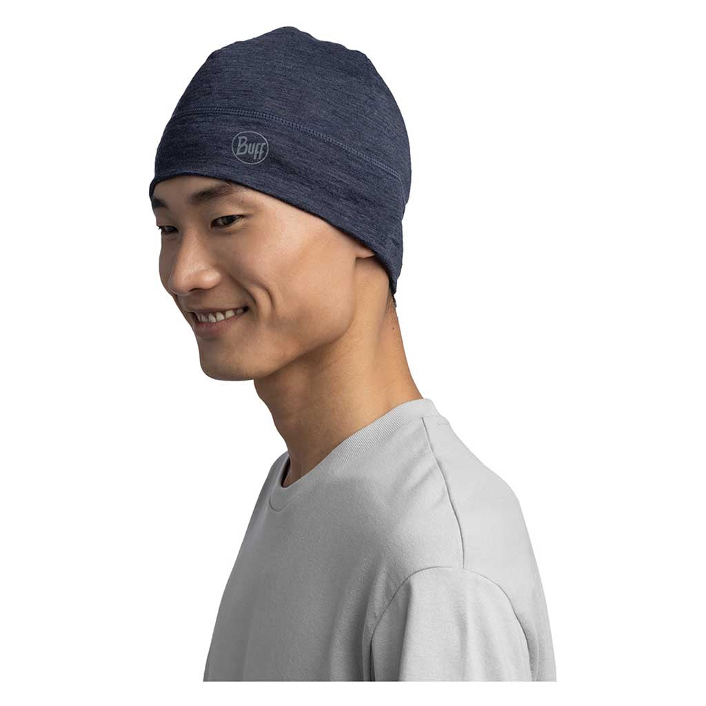 BUFF | Merino Lightweight Beanie | Wool Beanie | Night Blue | WildBounds