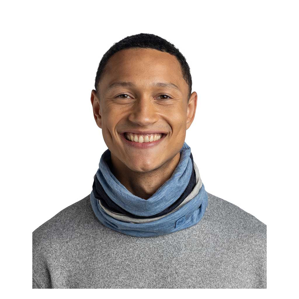 BUFF | Merino Move | Merino Wool Neck Gaiter | Lake Blue - WildBounds
