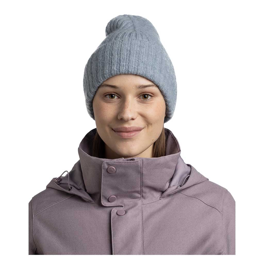 BUFF | Nilah Knitted Beanie | Cosy Winter Hat | Lake Blue | WildBounds