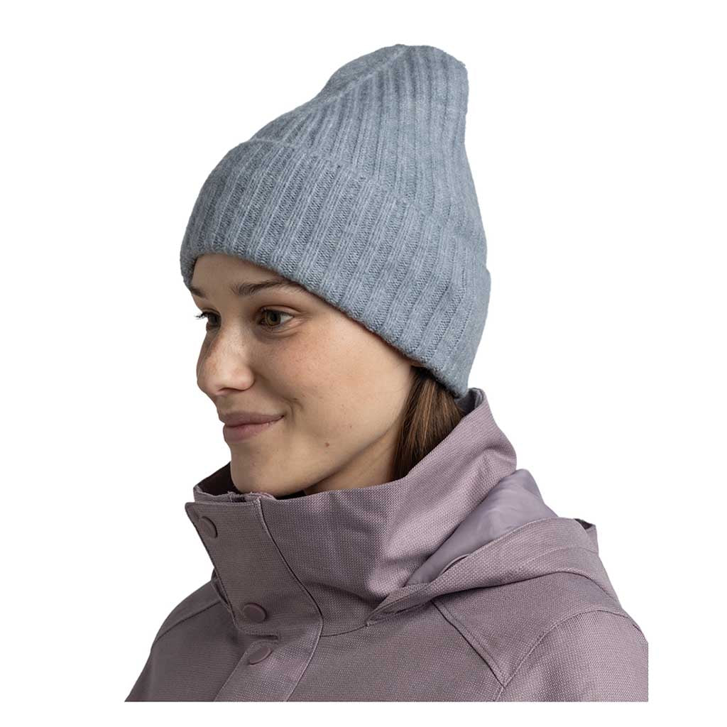 BUFF | Nilah Knitted Beanie | Cosy Winter Hat | Lake Blue | WildBounds