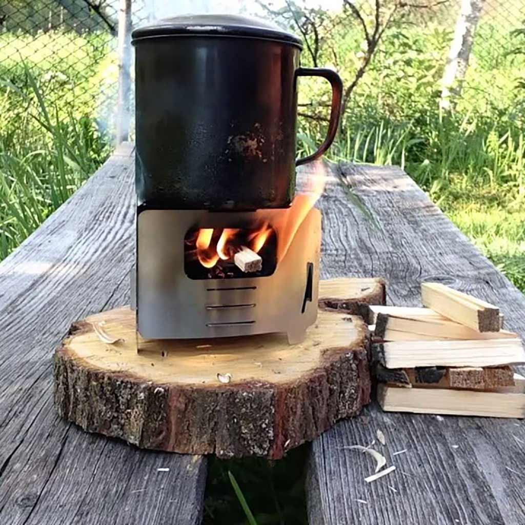 Bushcraft Essentials | Bushbox Ultralight | Camping Wood Stove - WildBounds