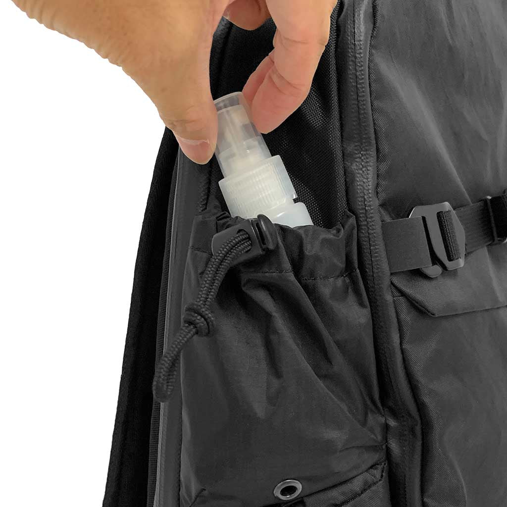 CODE OF BELL | X-TYPE Backpack | Expandable Backpack | Pitch Black ...