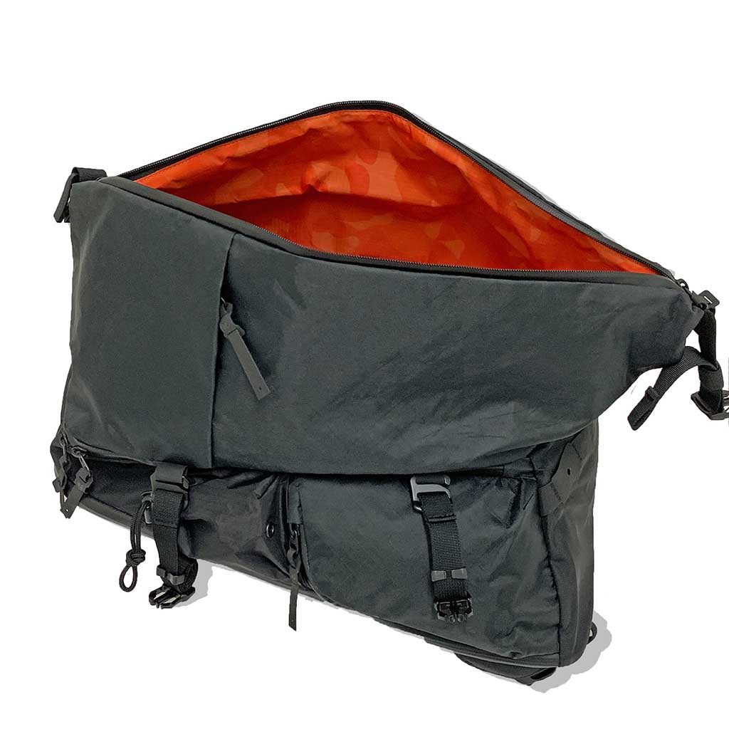 CODE OF BELL | X-TYPE Backpack | Expandable Backpack | Pitch Black ...