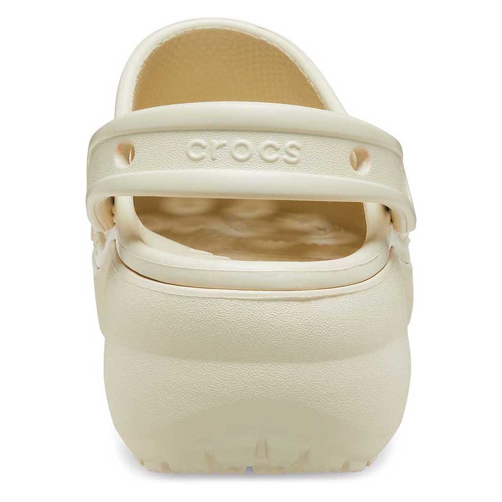 Crocs | Classic Platform Clog | Comfortable Clog | Bone | WildBounds