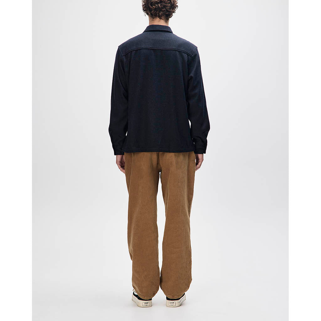 Deus Ex Machina | Clayton Wool Shirt | Wool Work Shirt | Black - WildBounds