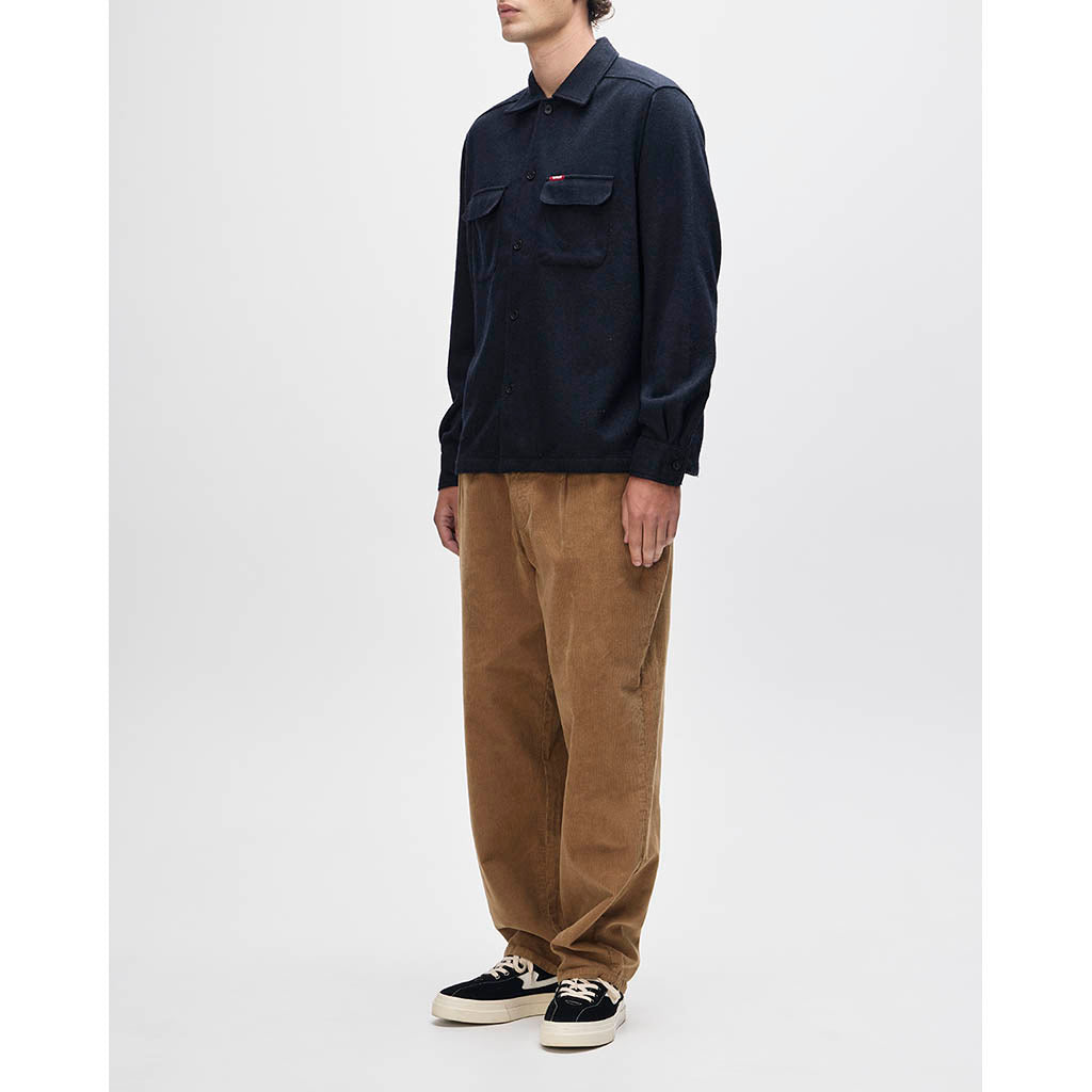 Deus Ex Machina | Clayton Wool Shirt | Wool Work Shirt | Black - WildBounds