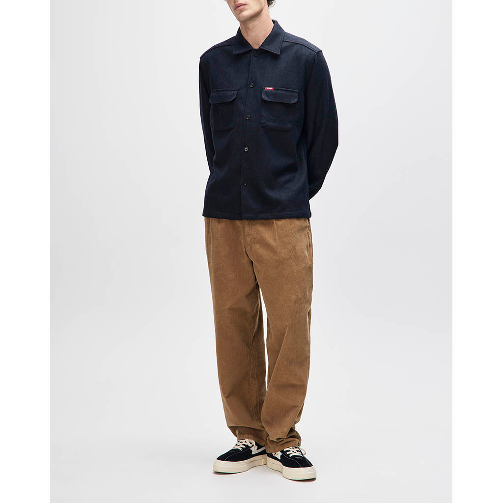 Deus Ex Machina | Clayton Wool Shirt | Wool Work Shirt | Black - WildBounds