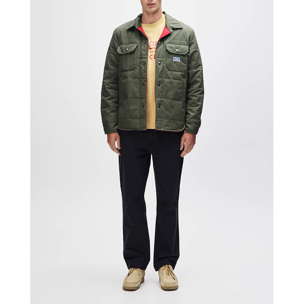 Deus Ex Machina | Maxwell Waxed Overshirt | Cypress Green - WildBounds