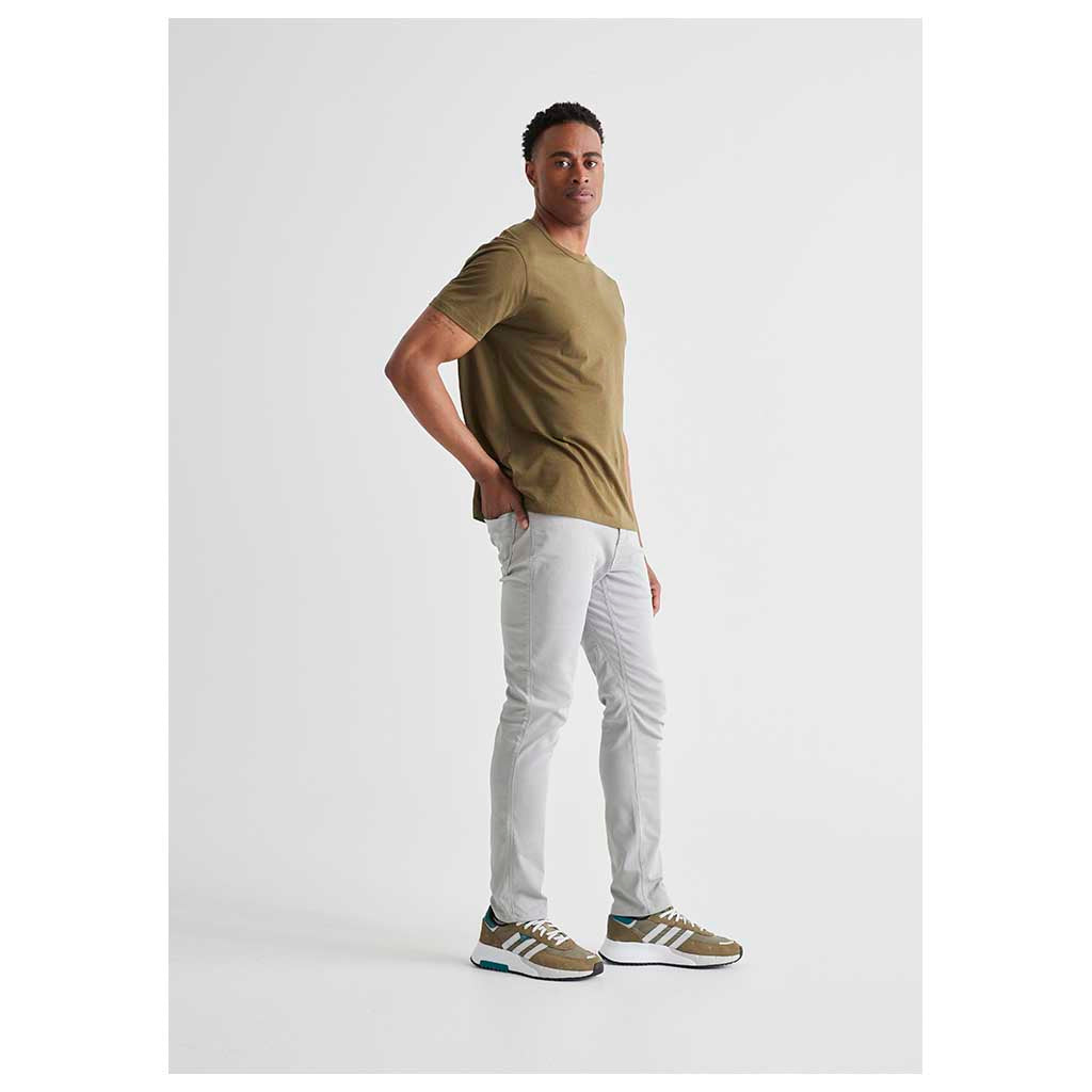 DUER | No Sweat Pant Slim | Men's Slim-fit Trousers | Fog - WildBounds