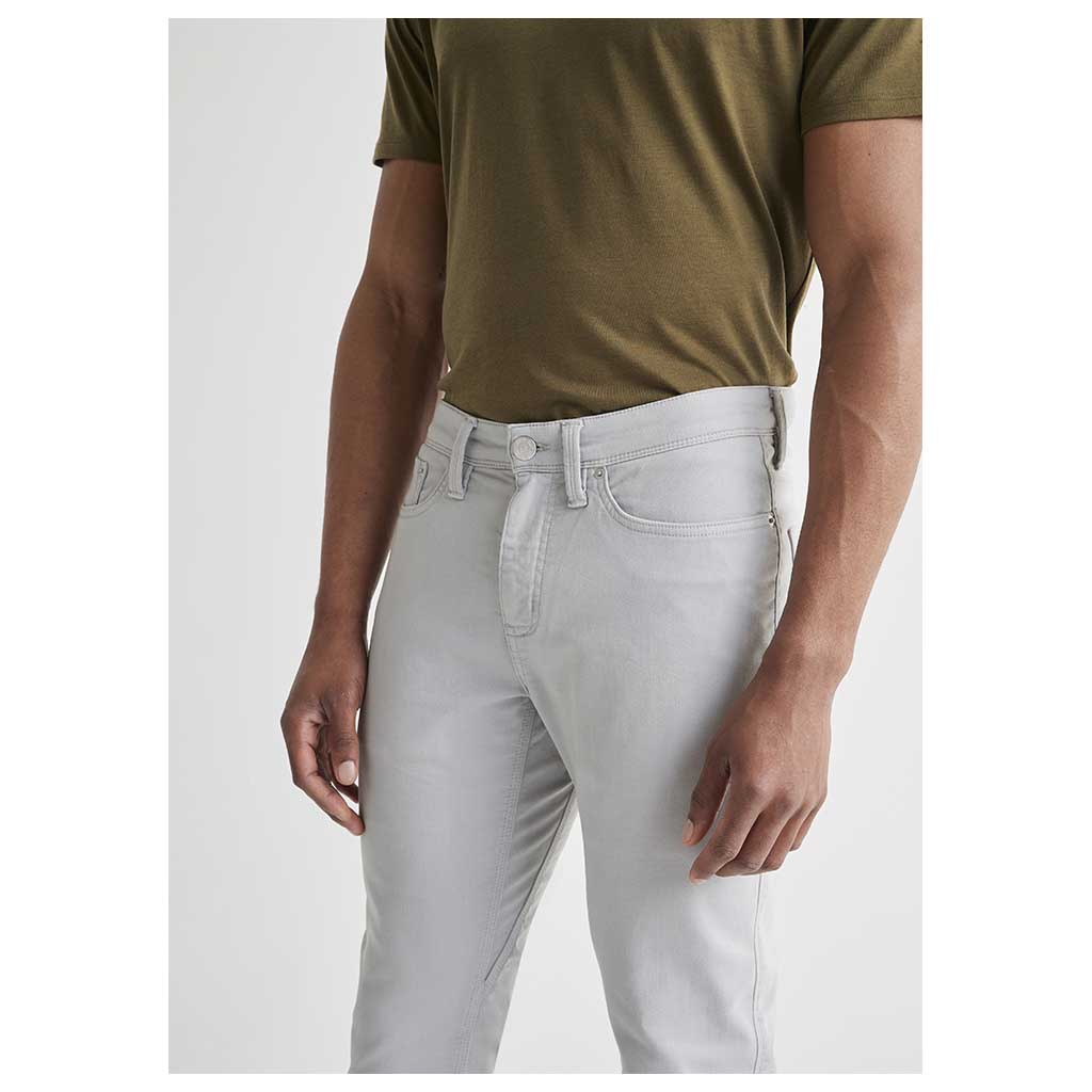 DUER | No Sweat Pant Slim | Men's Slim-fit Trousers | Fog - WildBounds