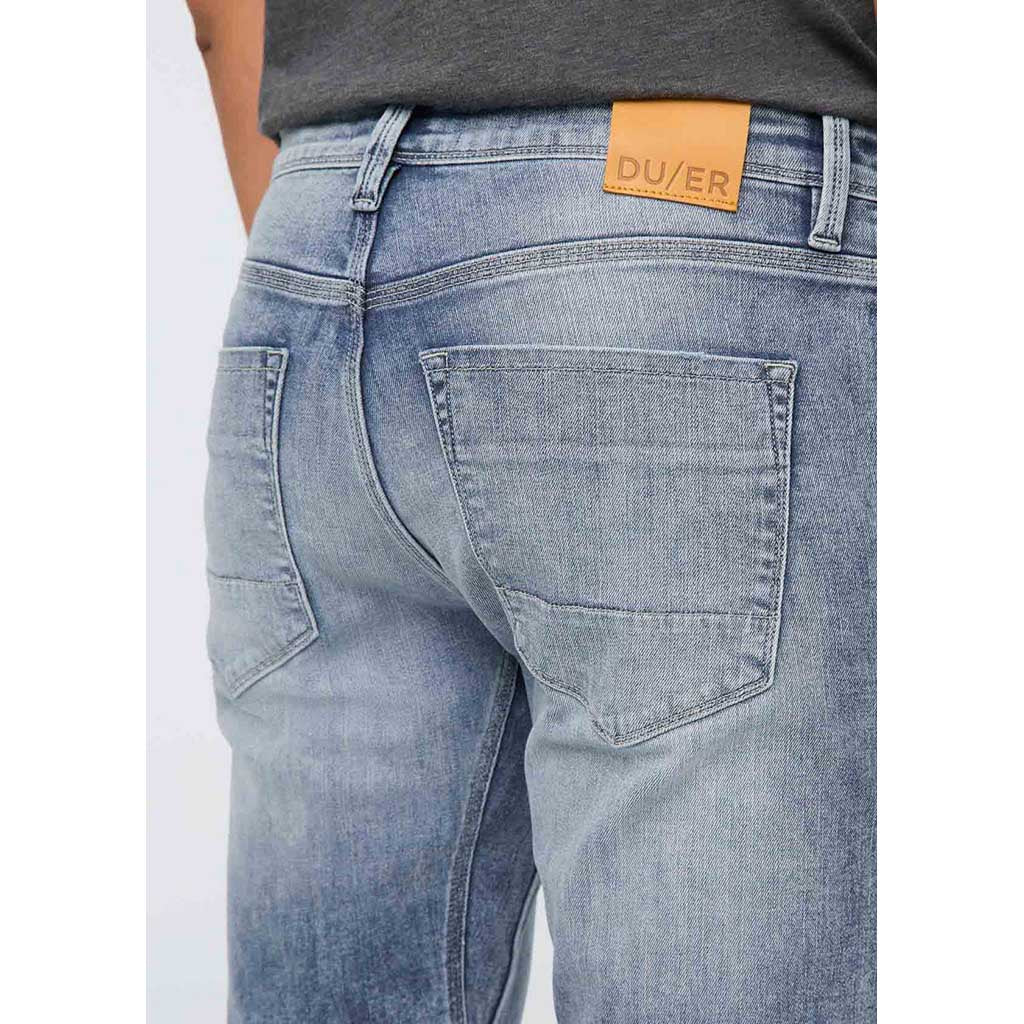 DUER | Performance Denim Relaxed | Mens Stretch Jeans | Fade - WildBounds
