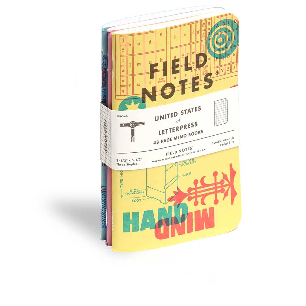 Field Notes | United States of Letterpress Graph Paper | Series C ...