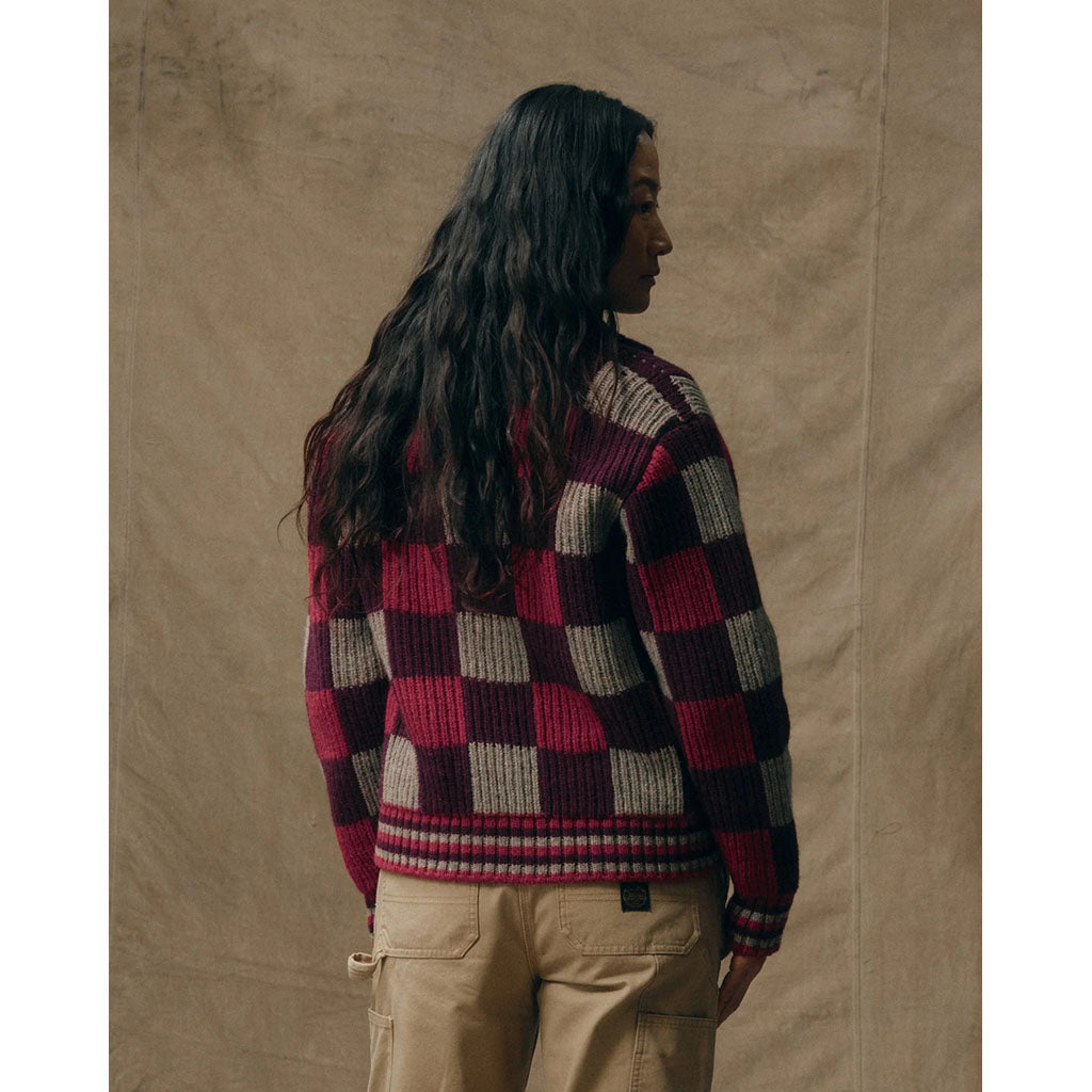Filson | Checkered Wool Cardigan | Women's | Check Wool Cardigan ...