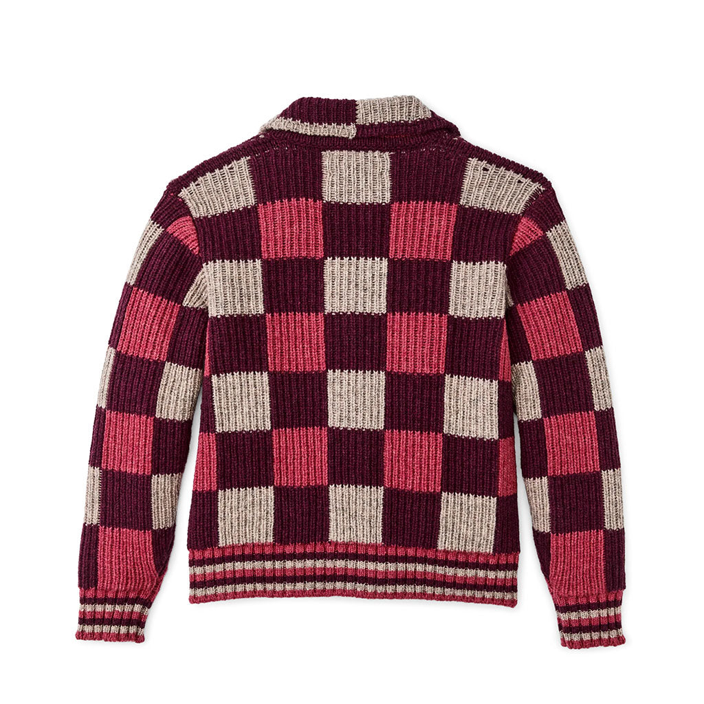 Filson | Checkered Wool Cardigan | Women's | Check Wool Cardigan ...