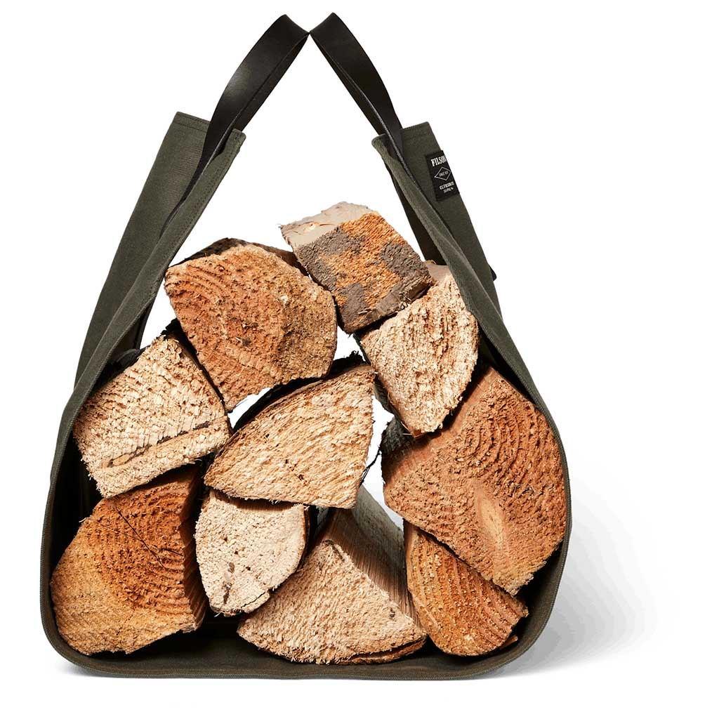 Filson | Log Carrier | Woodburner Accessory | Otter Green | WildBounds