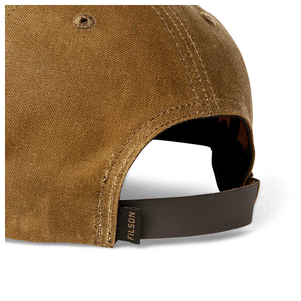 Filson | Oil Tin Low-Profile Cap | Waterproof Baseball Cap | Dark Tan ...