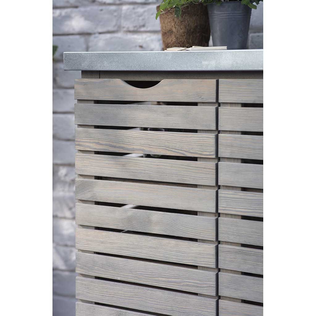 Garden Trading | Aldsworth Slatted Storage Unit | Outdoor Storage Unit ...