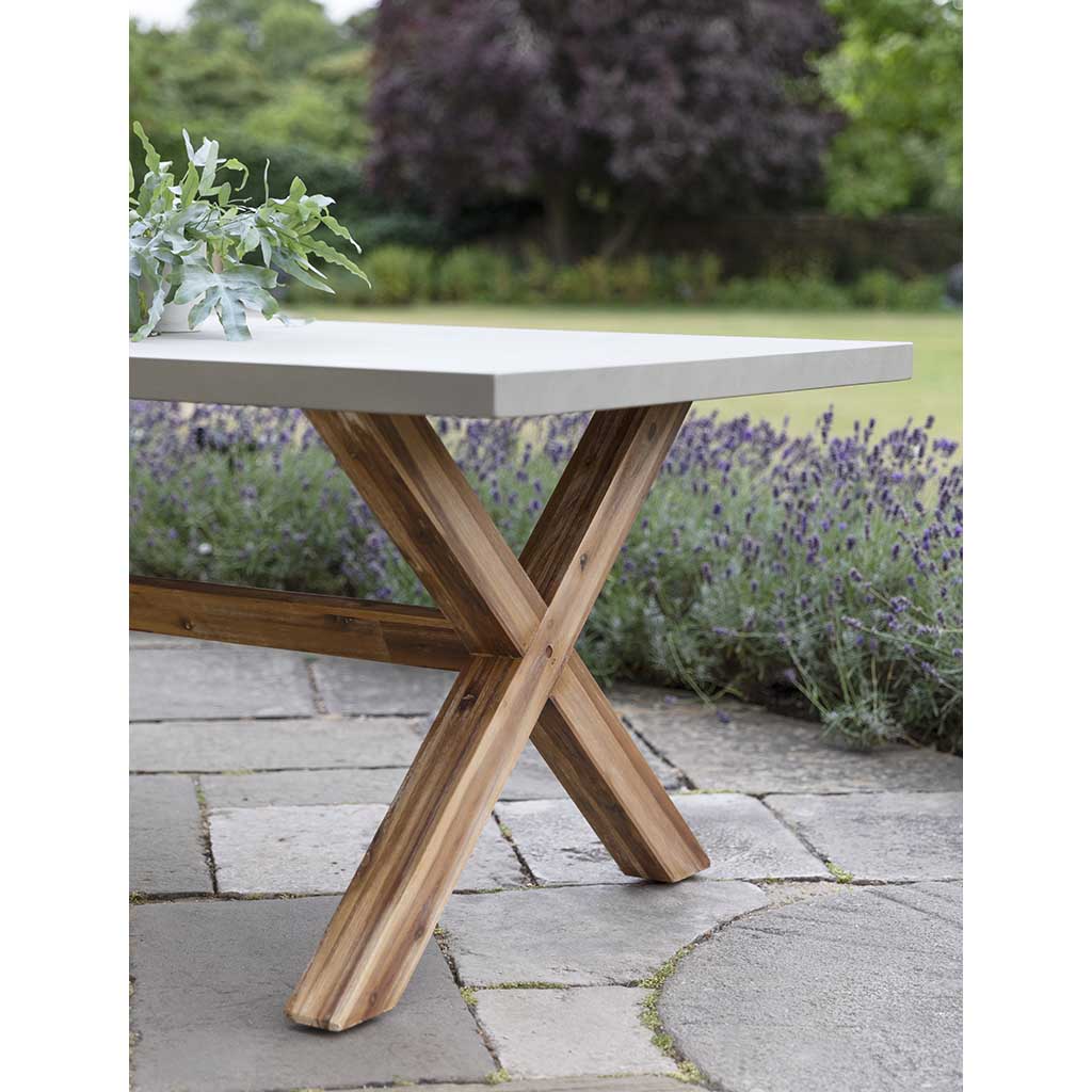 Garden Trading | Burford Table | Garden Dining Table | Natural - WildBounds