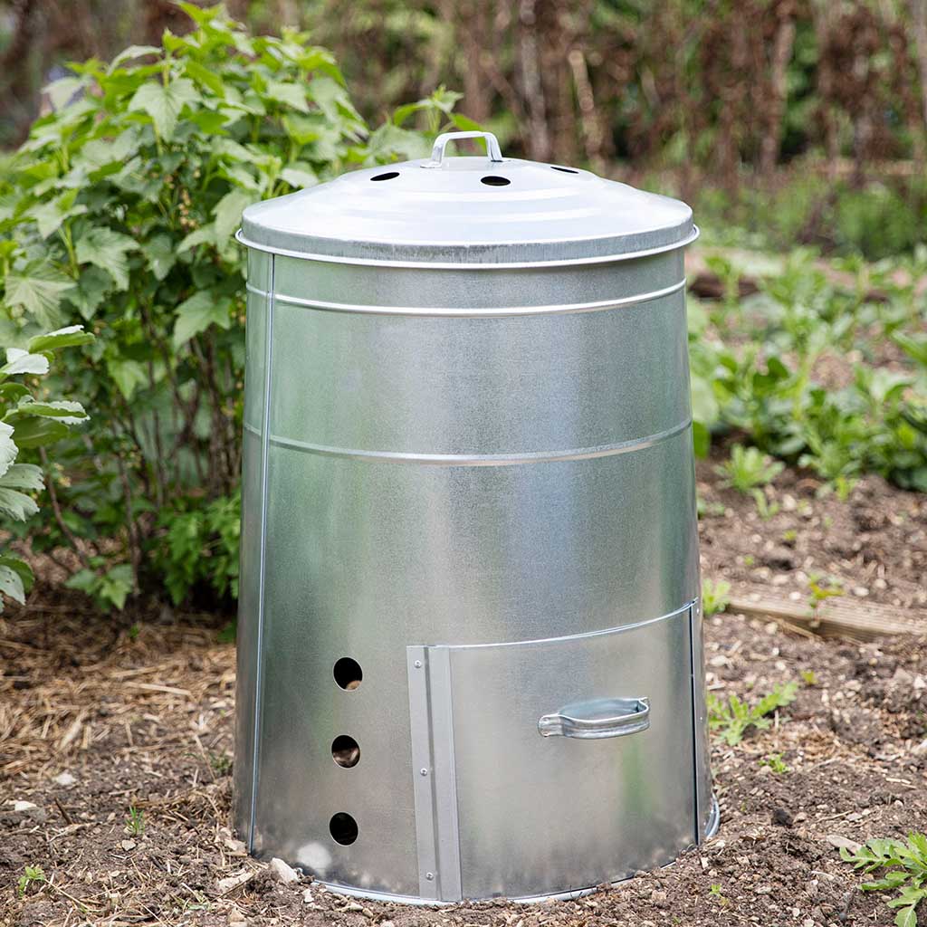 Garden Trading | Classic Compost Bin | Garden Compost Bin | Silver ...