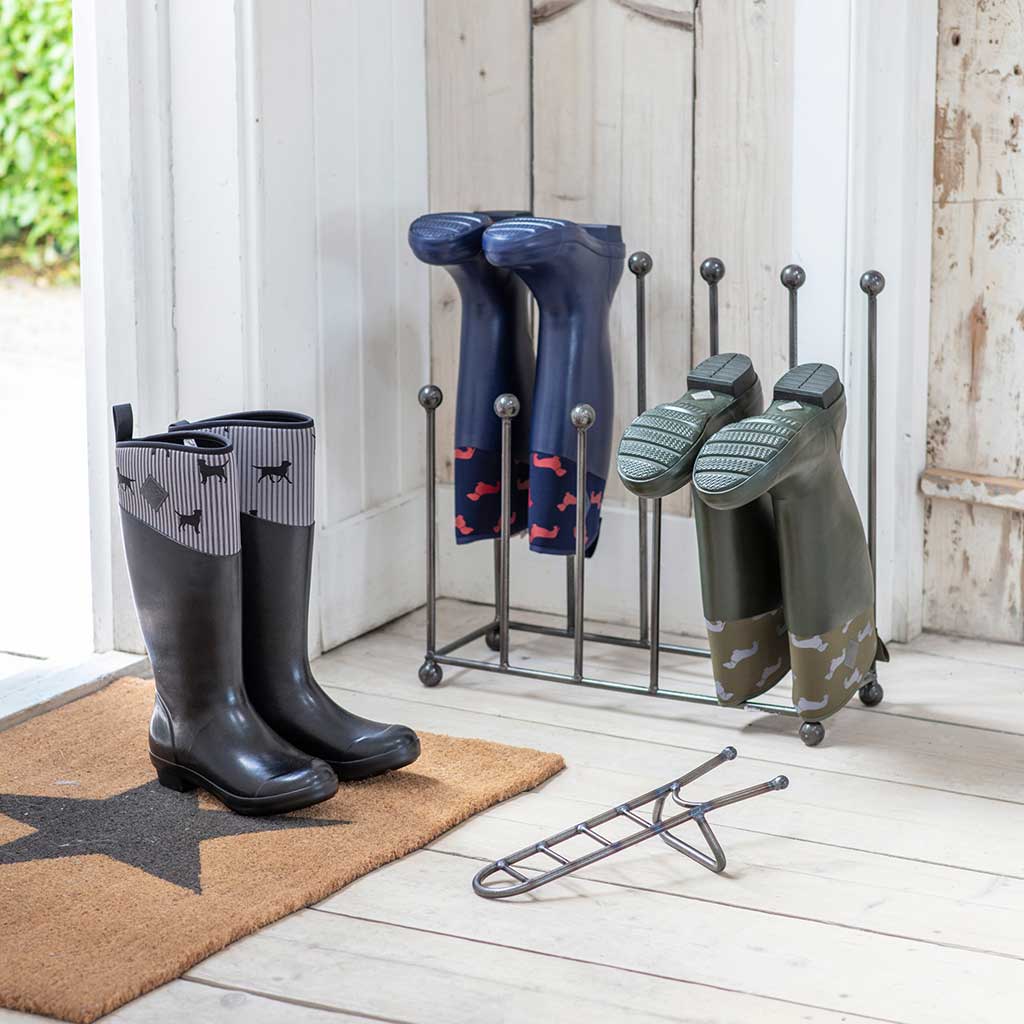 Garden Trading | Farringdon Welly Stand | Boot And Welly Storage Rack ...