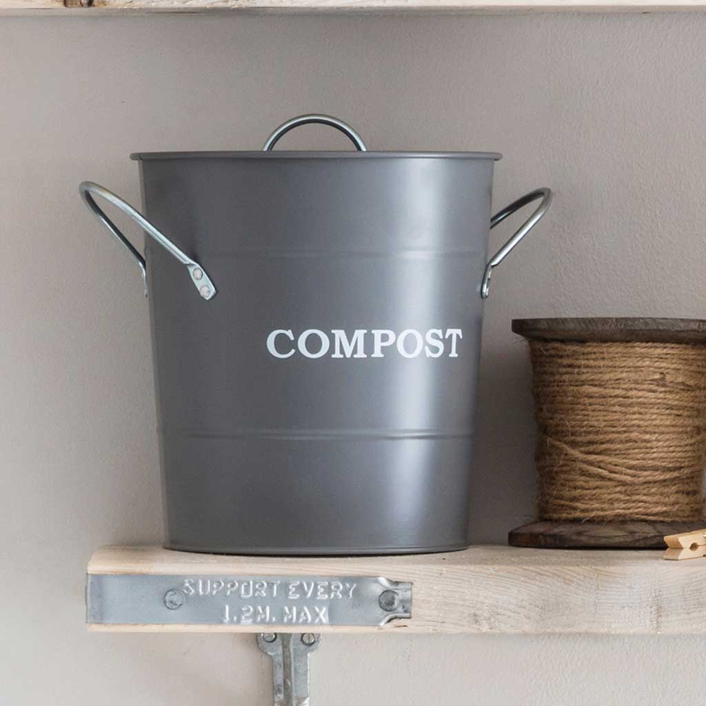 Garden Trading | Original Compost Bucket | Compost Bin | Charcoal ...