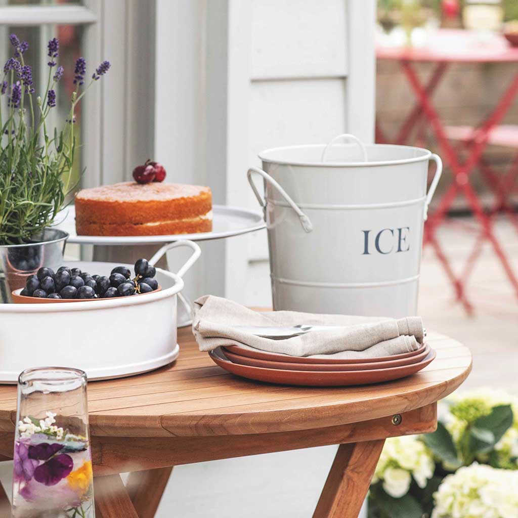 Garden Trading | Original Ice Bucket | Ice Bucket With Tongs | Chalk ...