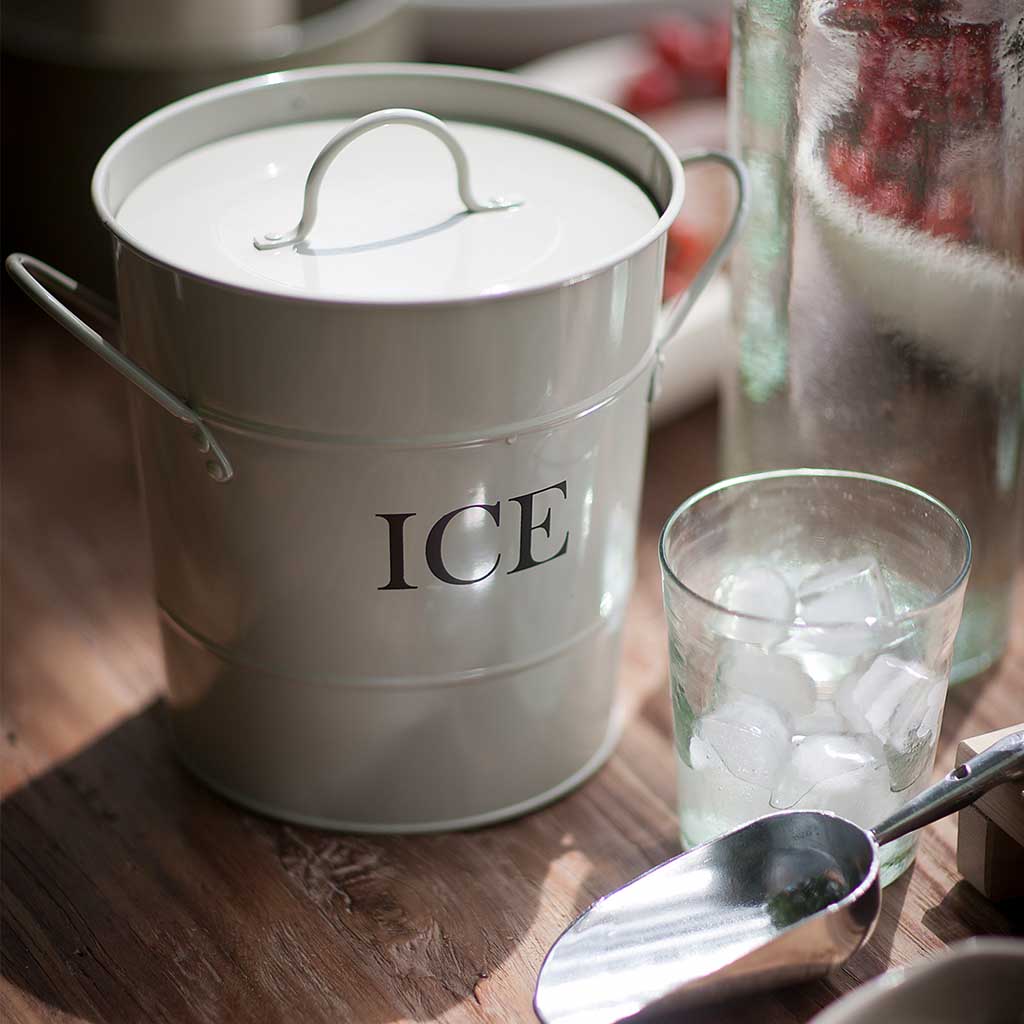 Garden Trading | Original Ice Bucket | Ice Bucket With Tongs | Chalk ...